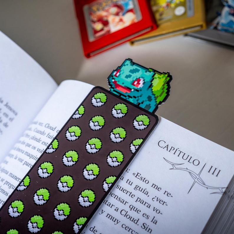 Handcrafted Bulbasaur Bookmark: Gift for Readers - Etsy