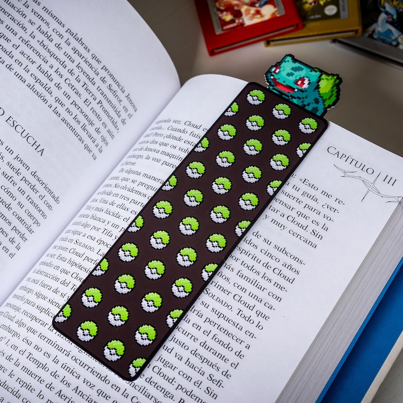 Handcrafted Bulbasaur Bookmark: Gift for Readers - Etsy