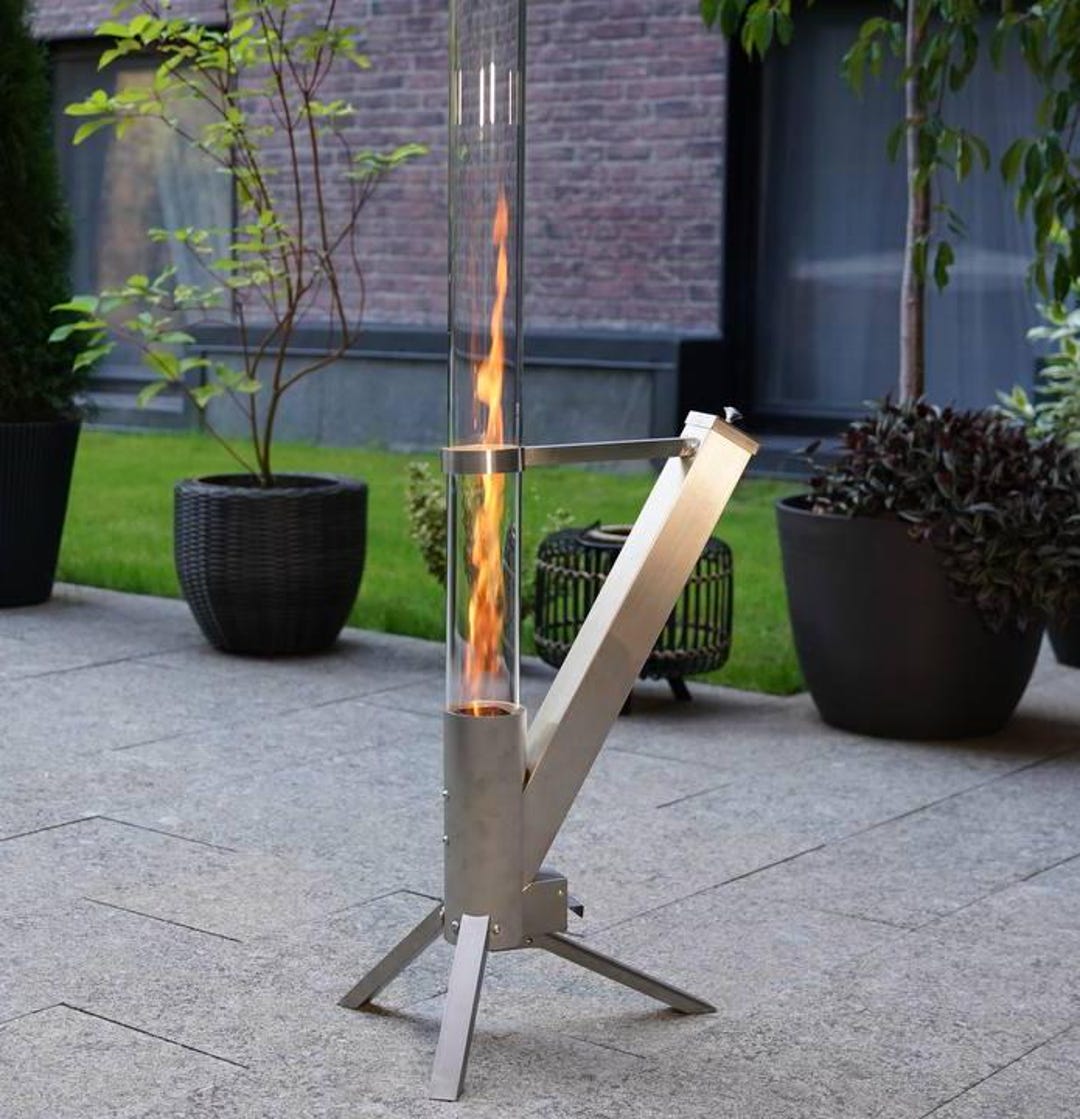 Portable Pellet Burner Rocket Stove Outdoor Flame Torch for Camping and ...