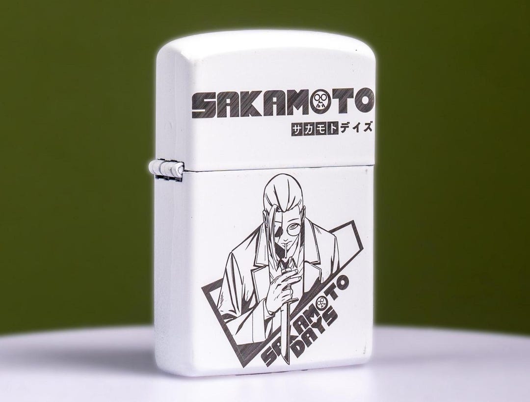 Sakamoto Days Custom Kerosene Windproof Lighter, Gift for Christmas ...
