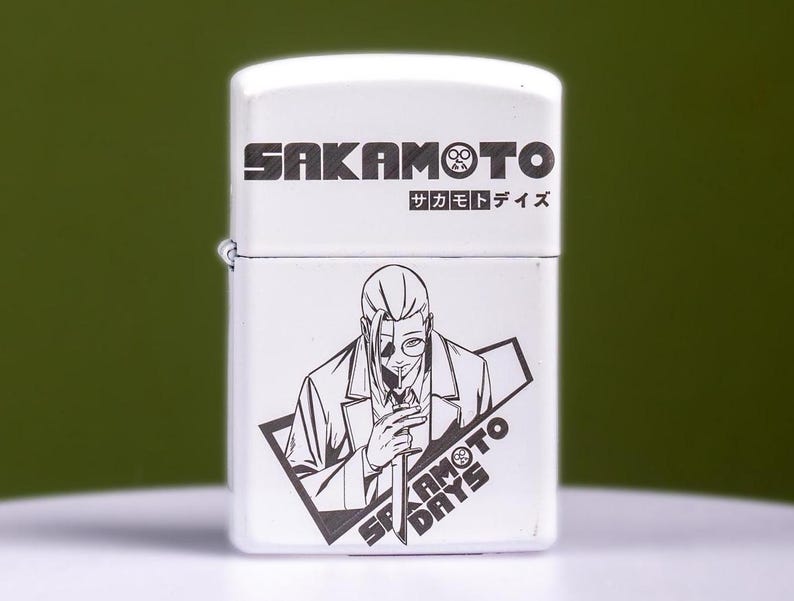 Sakamoto Days Custom Kerosene Windproof Lighter, Gift for Christmas ...