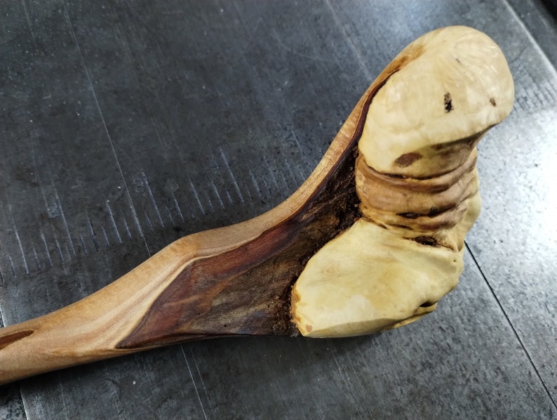 Live Edge Curly Maple Serving Spoon - Large - One of a Kind - Etsy