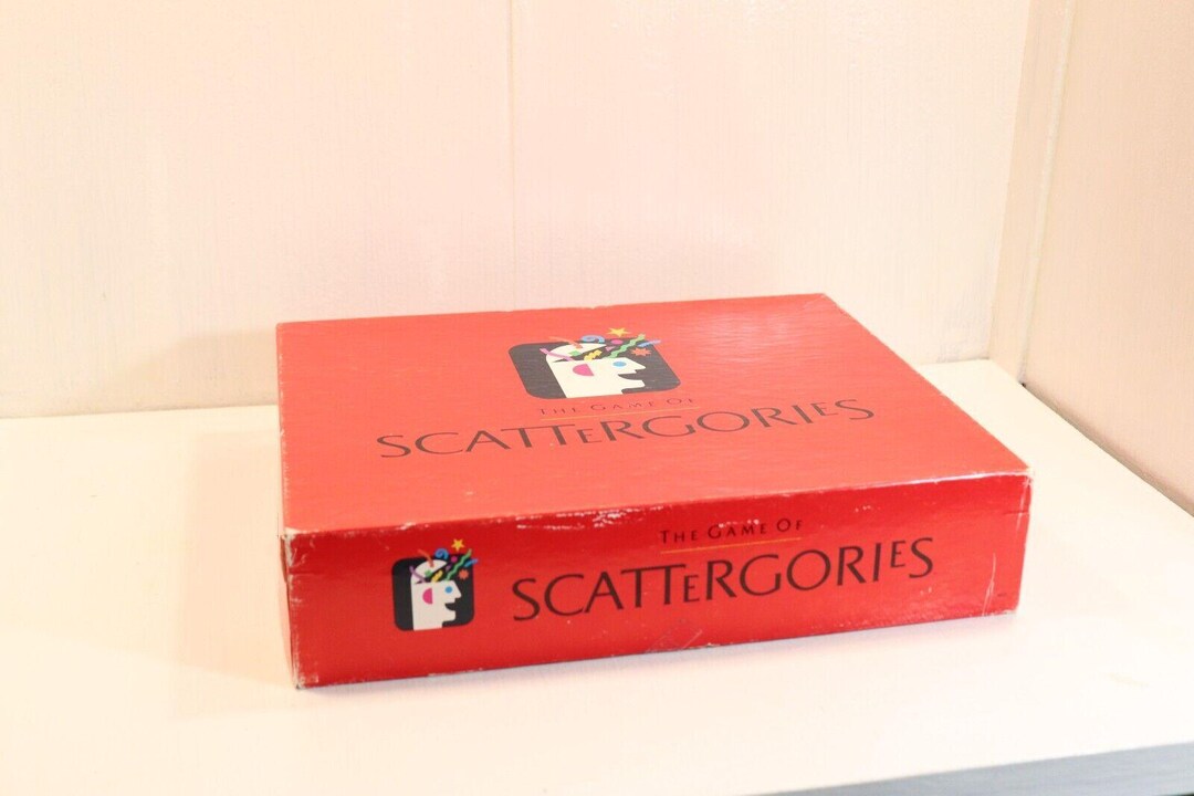 Scattergories Board Game Complete Vtg 1988 Milton Bradley Preowned ...