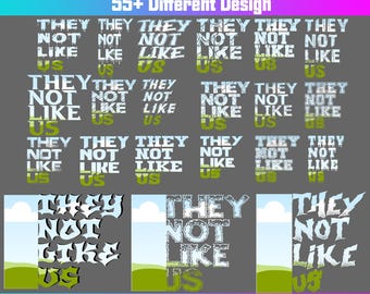 They Not Like Us Canva Editable Template, 18 Different Design Template ...