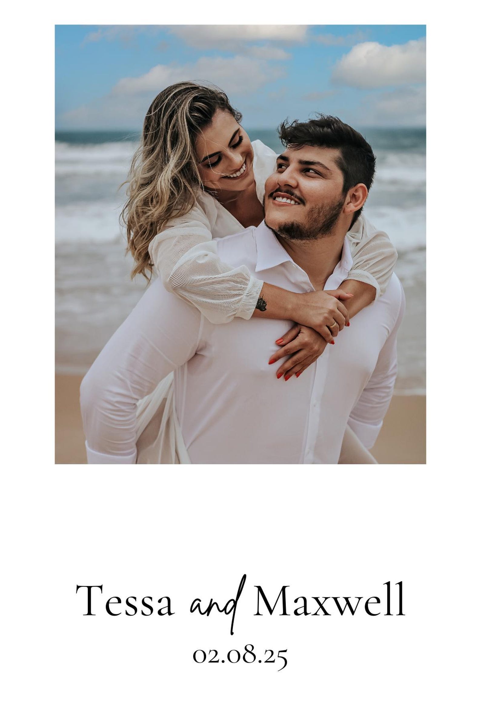 Photo Save the Date Template | Simple Save the Date Template | Modern ...