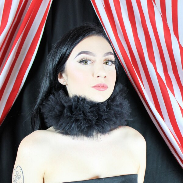 Tulle Neck Ruff - Etsy