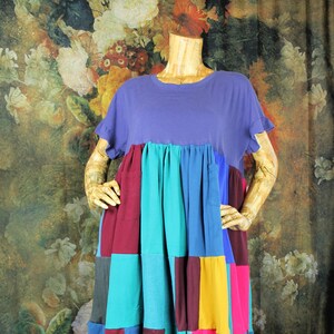 Upcycled Smock Dress, Patchwork Dress, Handmade - Etsy
