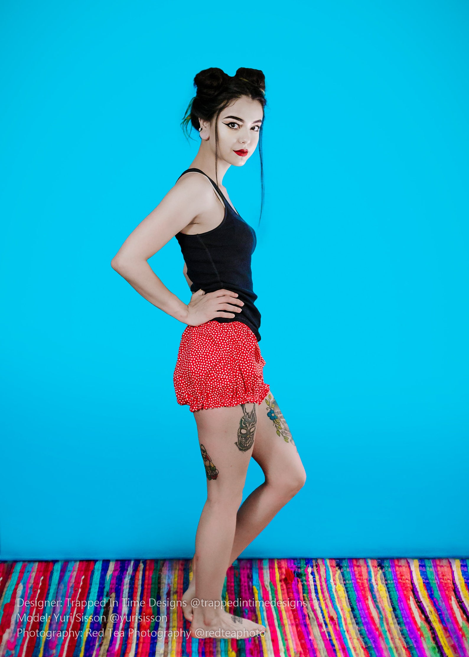 Bloomers Polka Dot Mini Bloomers Red Women's Bloomers | Etsy