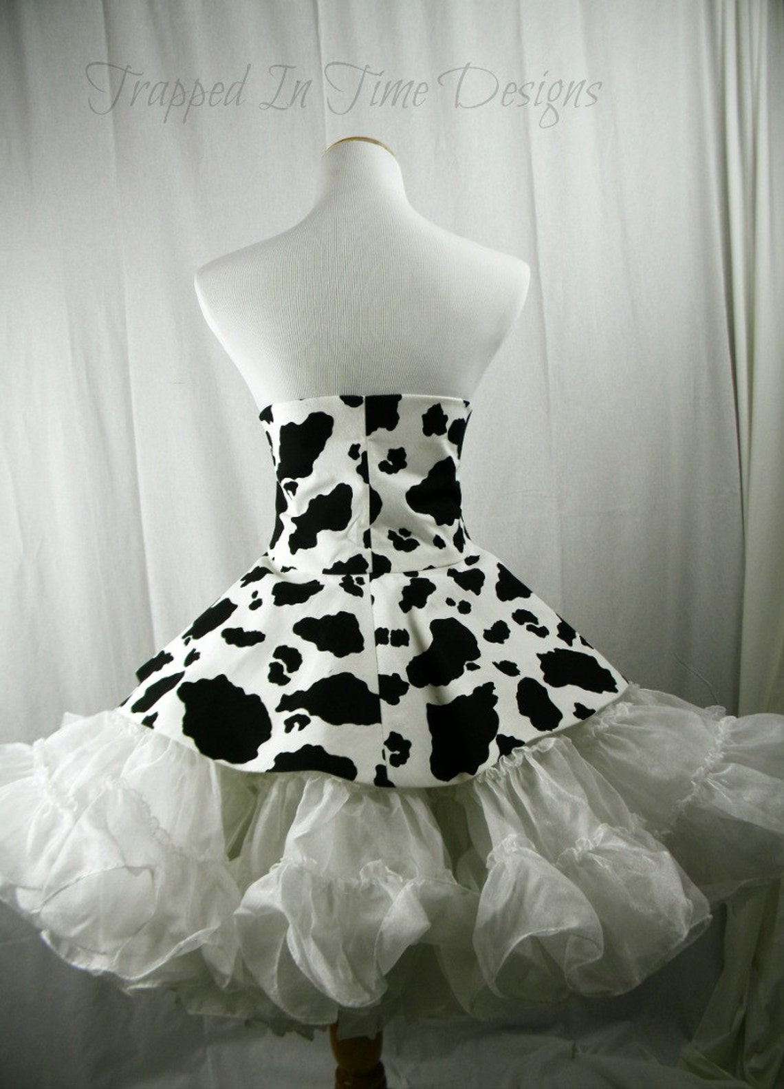 Cowgirl Costume Women's Costume Cow Print Skirt | Etsy