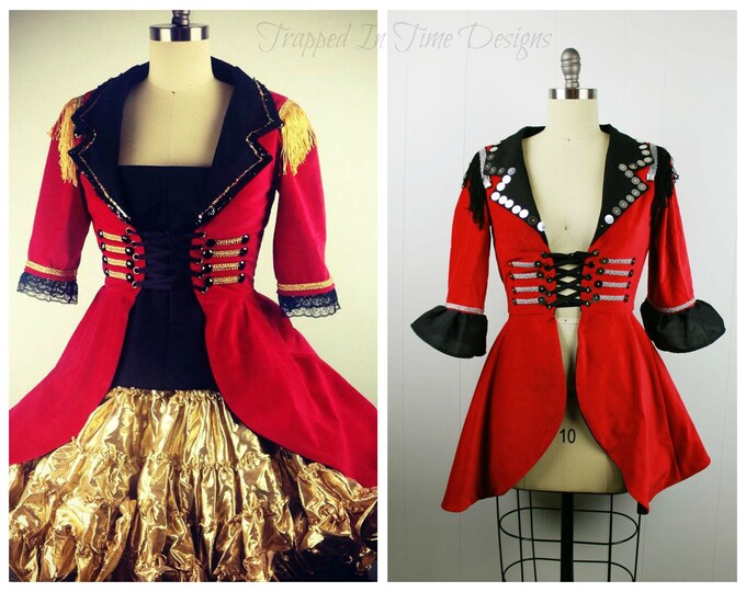 Ringmaster Costume, Ringleader Costume, Women's Ringmaster Jacket ...