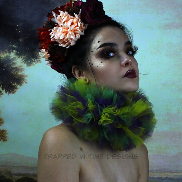 Tulle Neck Ruff - Etsy