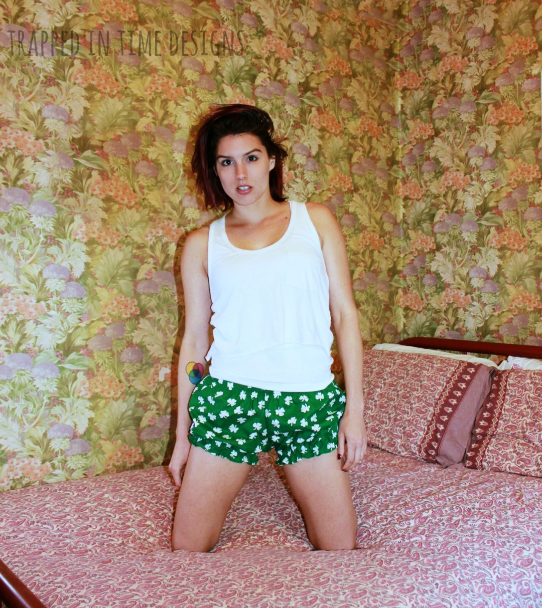 Bloomers, Green Mini Bloomers, Women's Bloomers, St Patrick's Day ...