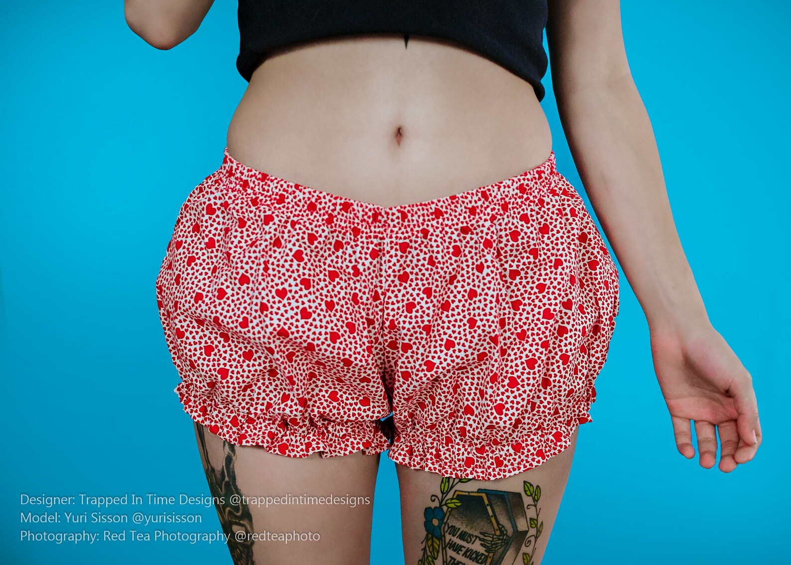 Bloomers Heart Mini Bloomers Red Women's Bloomers - Etsy