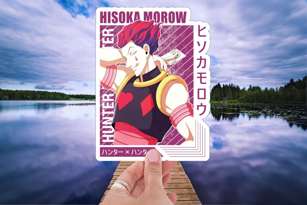 Anime Hunter X Hunter Hisoka Morow Sticker, Hisoka Japanese Anime Manga ...