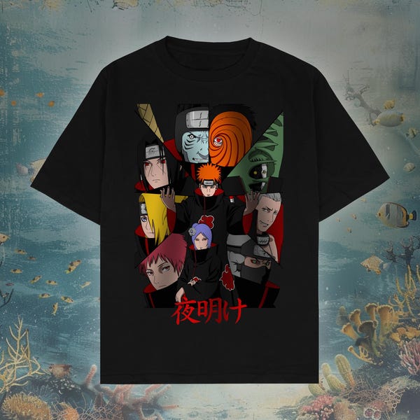 Akatsuki Shirt - Etsy