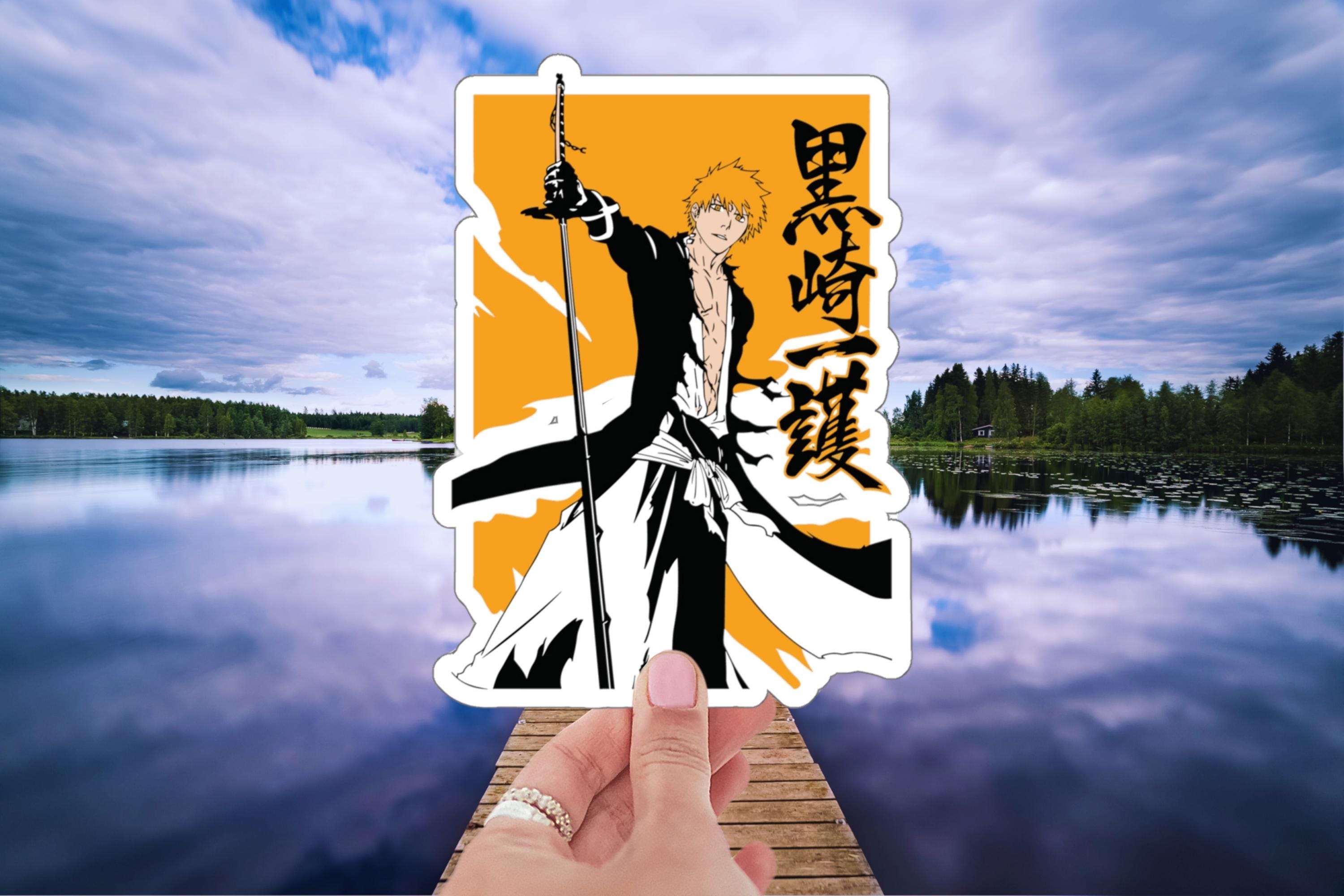 Ichigo Kurosaki Bleach Anime Manga Sticker, Bleach Bankai Sticker ...