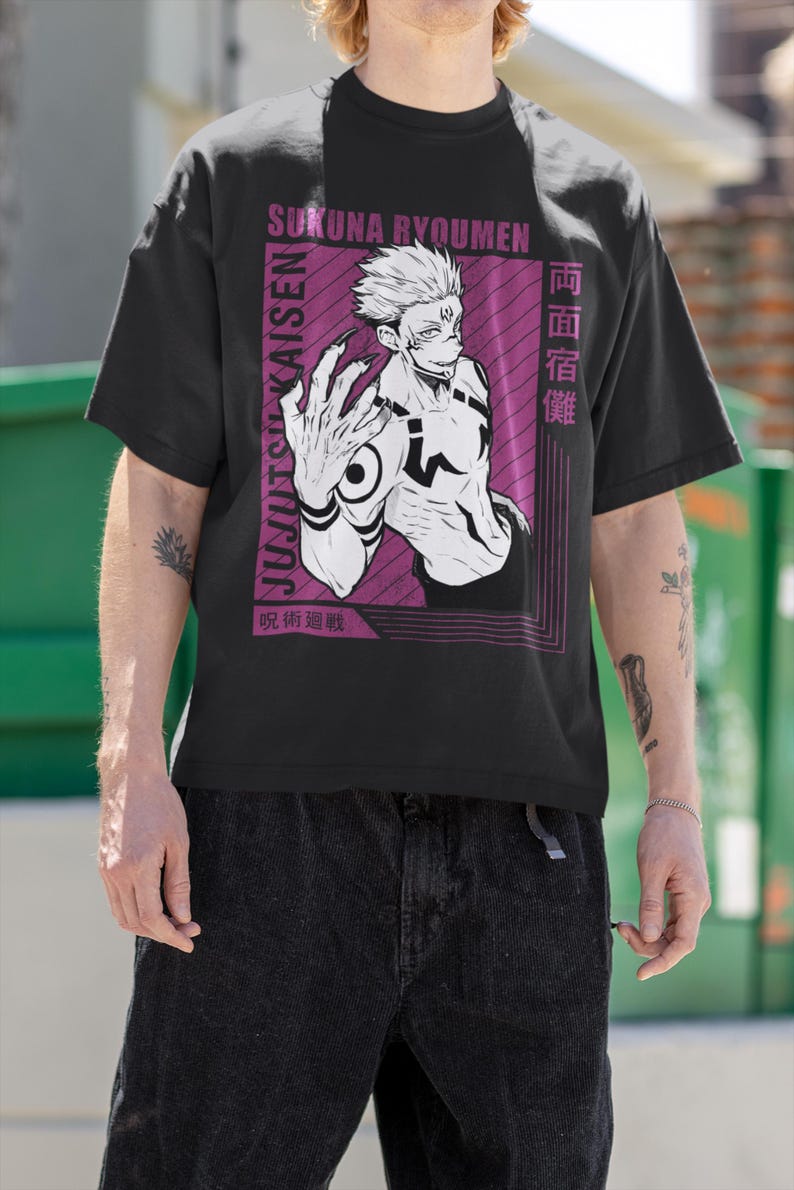Limited Ryomen Sukuna T Shirt, Vintage Retro Anime Manga Shirt, Gift ...