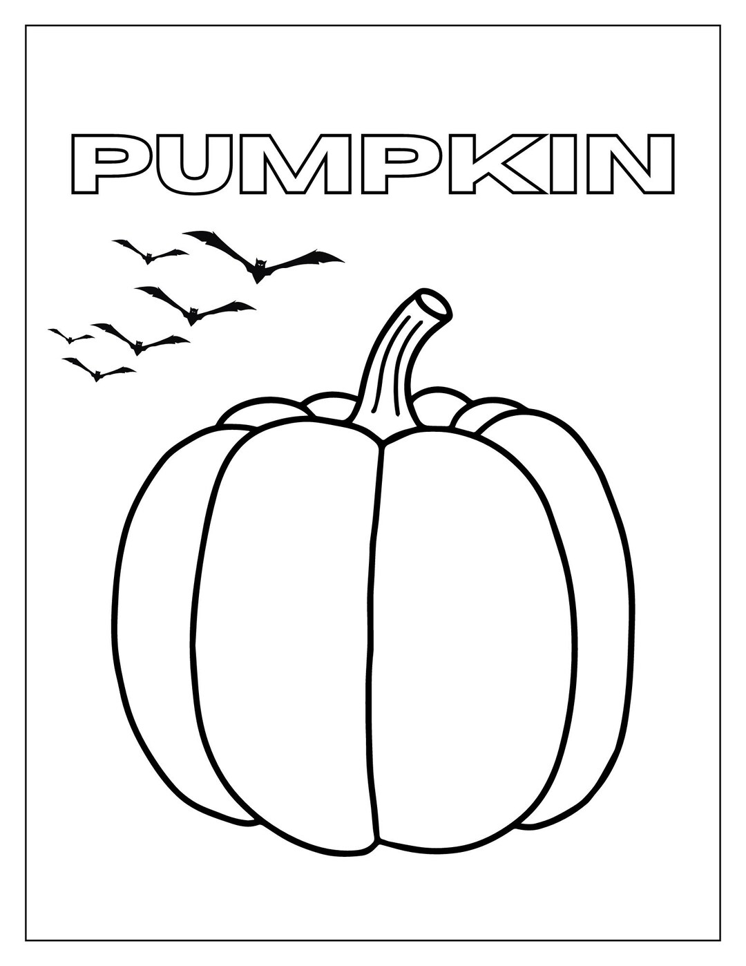 Coloring Page for Kids Halloween Coloring Page for Classroom Halloween ...