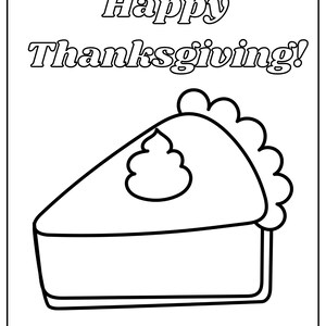 Thanksgiving Coloring Page for Kids Coloring Page for Classroom ...
