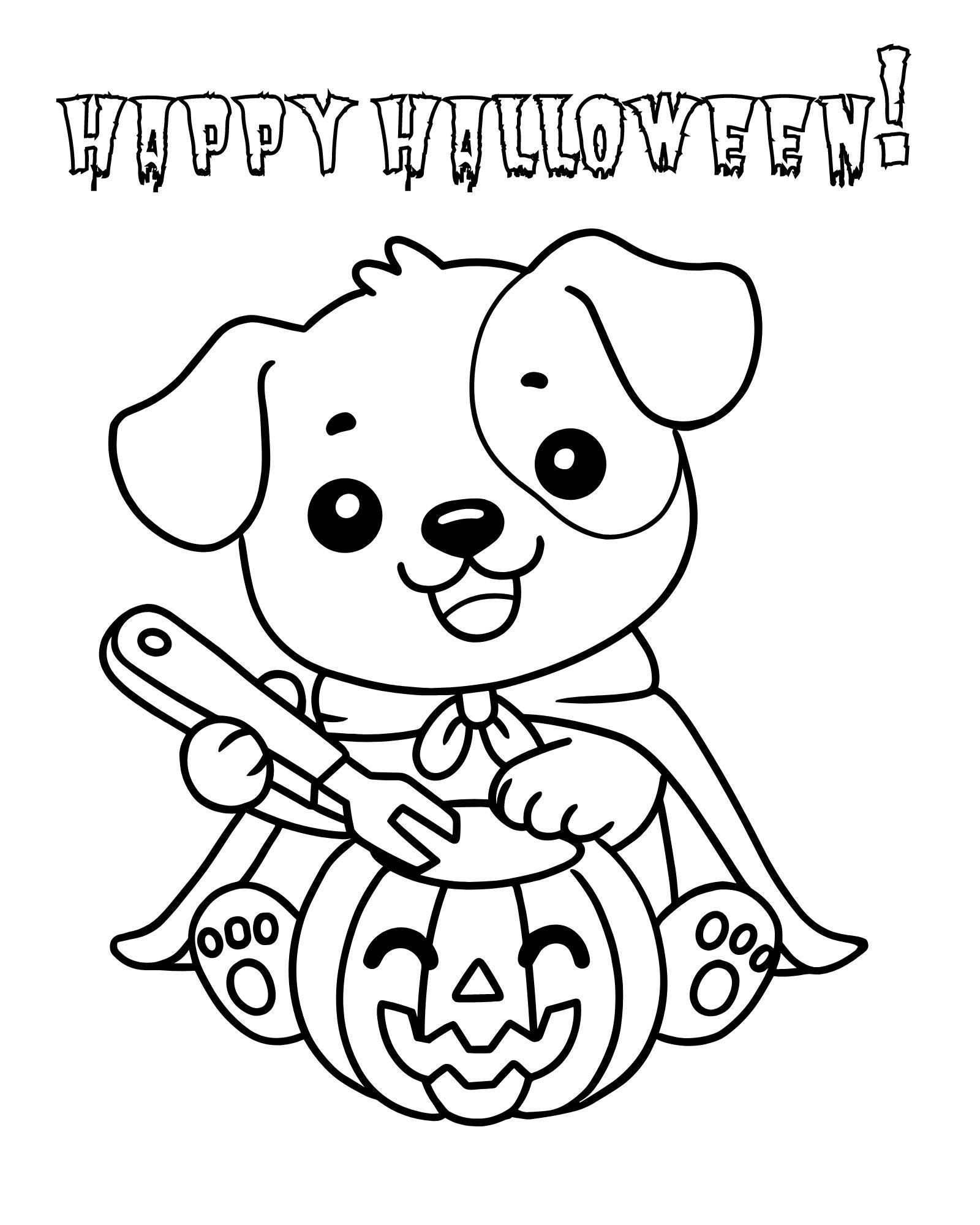 Halloween Coloring Page for Kids Halloween Page for Coloring Classroom ...