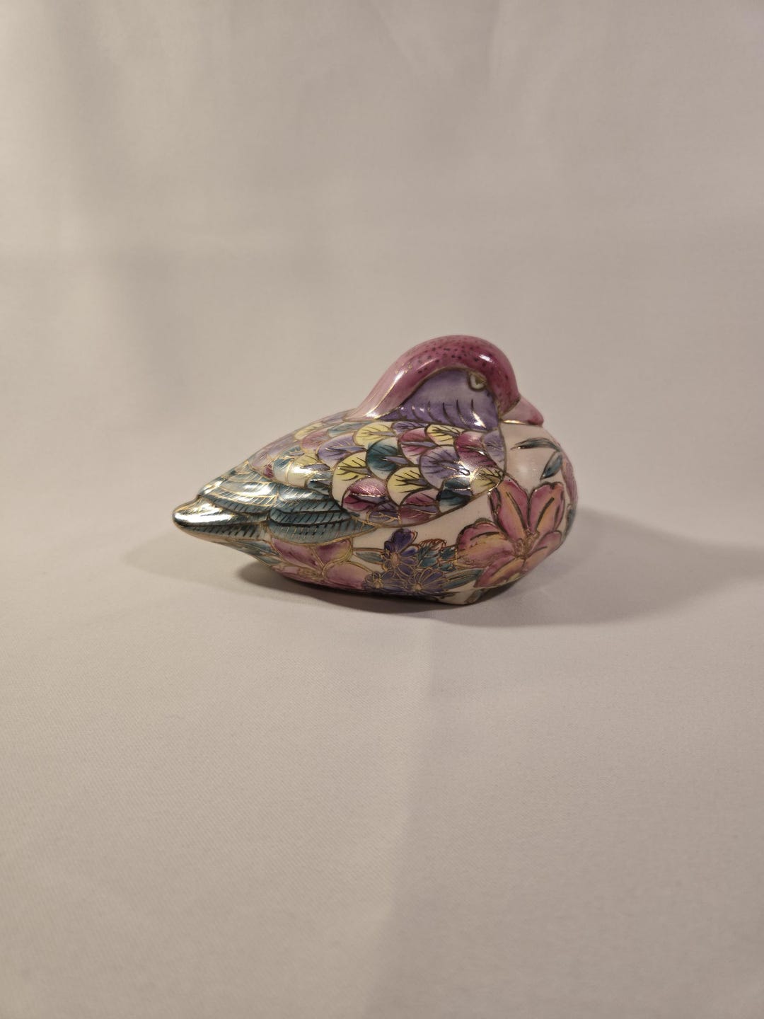 Vintage Chinese Imari Ceramic Hand Painted Mandarin Duck - Etsy