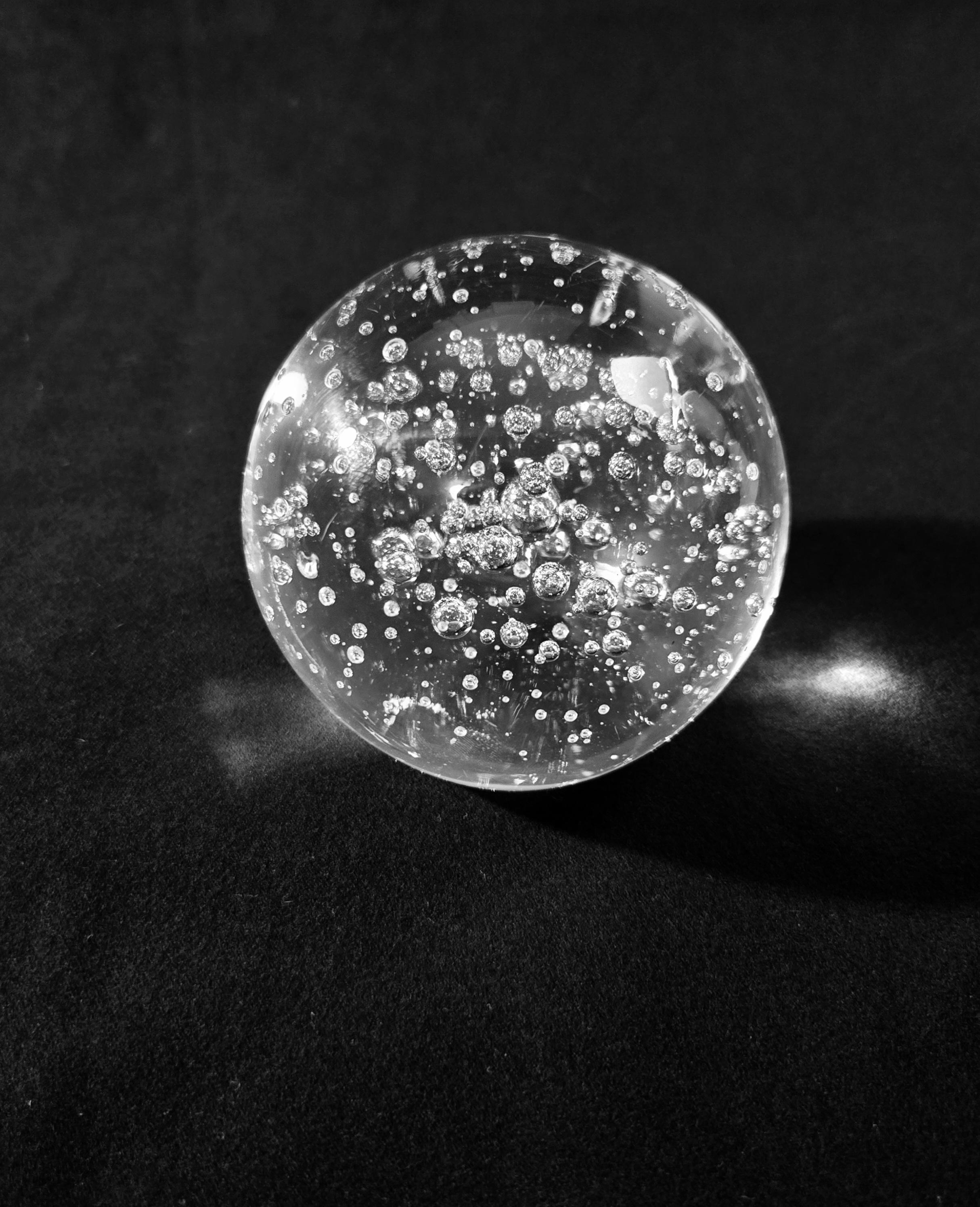 Murano Style Pulegoso Glass Globe Paperweight - Etsy