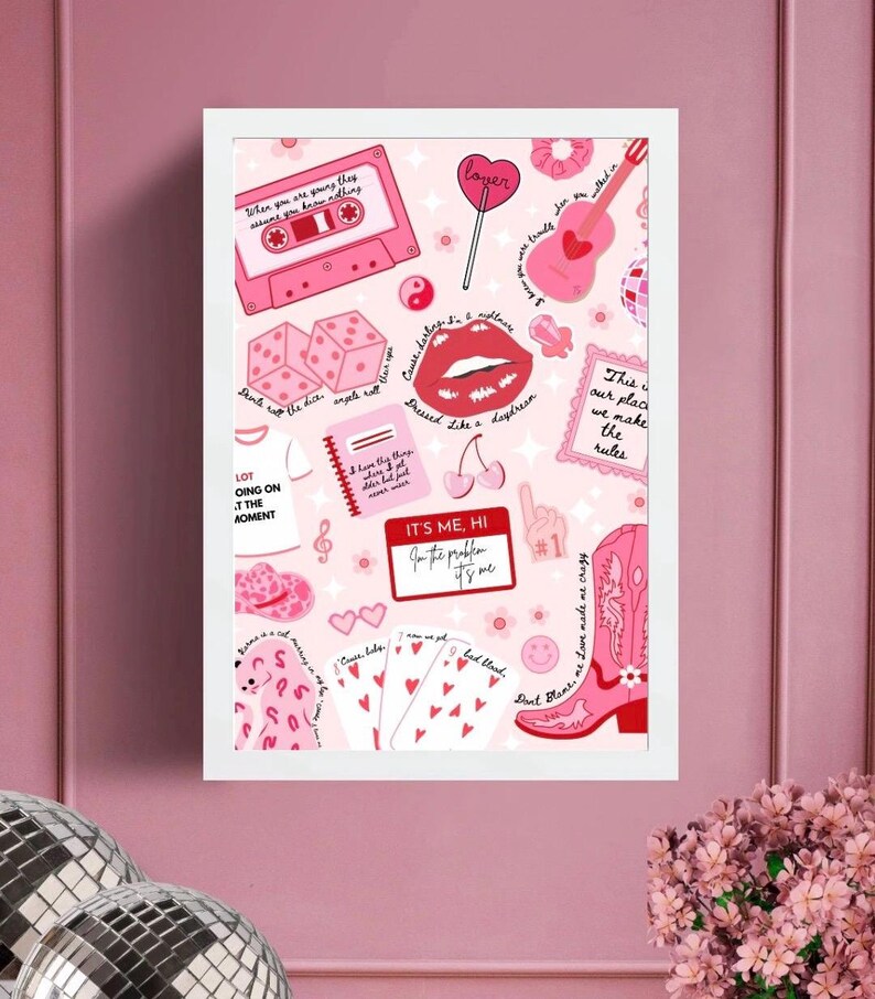 Taylor Swift Print, Swifty, Swifty Era, Wall Art, Poster Print, Song ...
