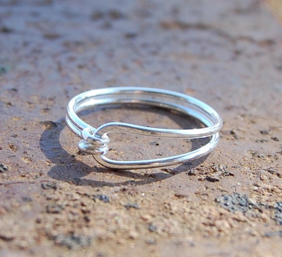 Sterling. Silver. Simple. Ring. | Etsy