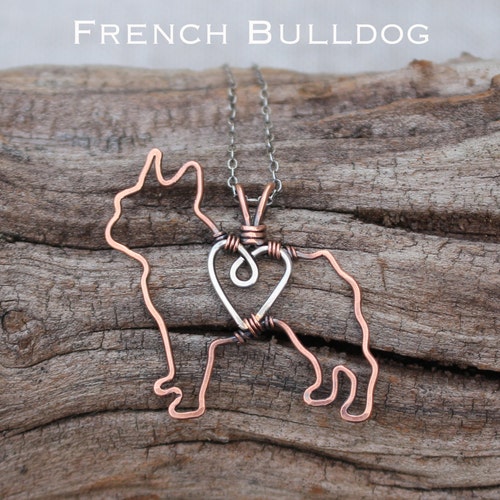French Bulldog Dog Chain Bracelet Frenchie Sterling Silver | Etsy