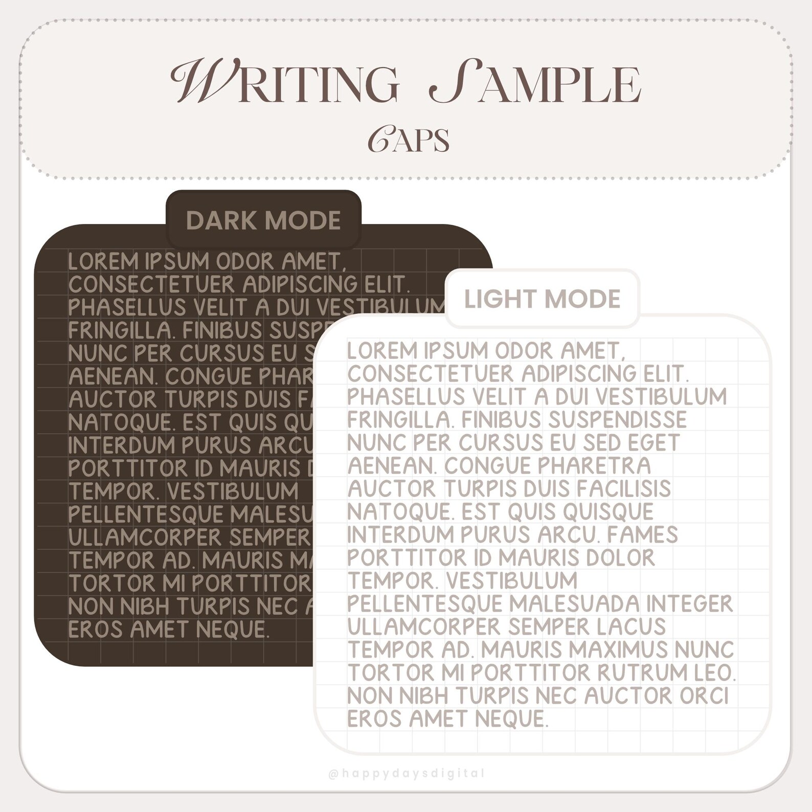 Neat Handwritten Font for Planning Minimalist Handwriting Font for ...