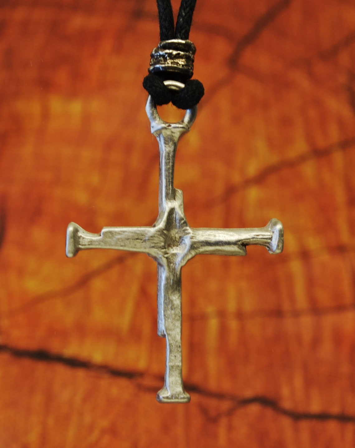 Nail Cross Necklace Pendant Easter Necklace Cross Jewelry - Etsy