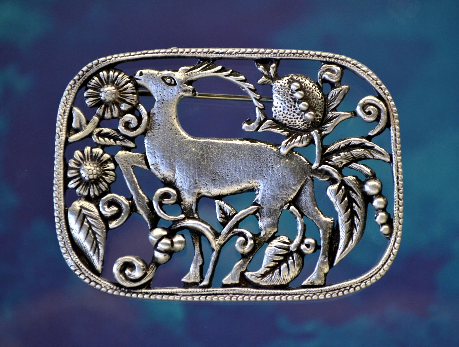 Viking Nordic Deer Brooch Nordic Jewelry Viking Jewelry - Etsy