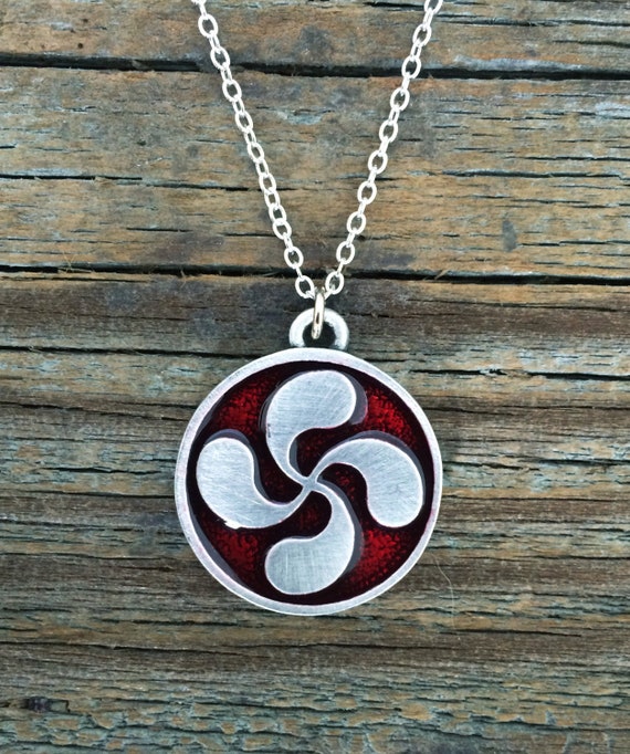 Lauburu Necklace Basque Jewelry Lauburu Jewelry | Etsy