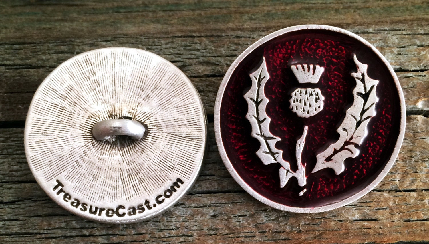 Scottish Thistle Pewter Buttons Scottish Buttons Scotland | Etsy