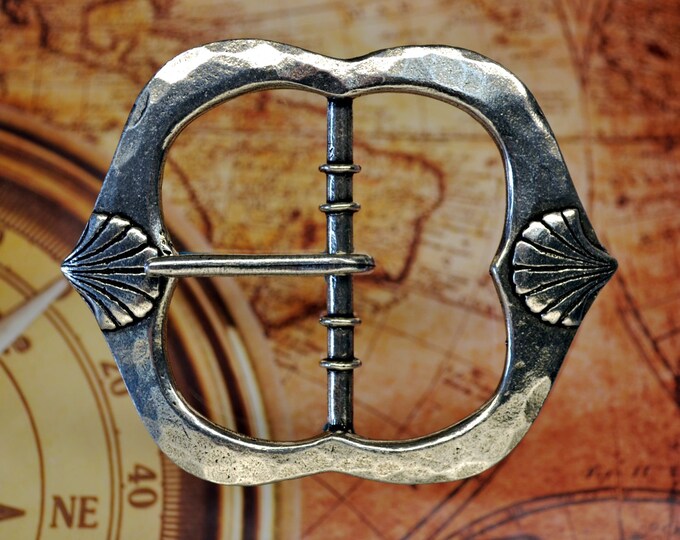 Pirate Belt Buckle | Baldric Buckle | Jack Sparrow Shell Buckle ...