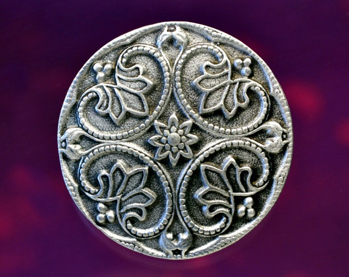 Renaissance Style Pewter Buttons 1 1/8 Inch 28 Mm Sets of 2 or 5 ...