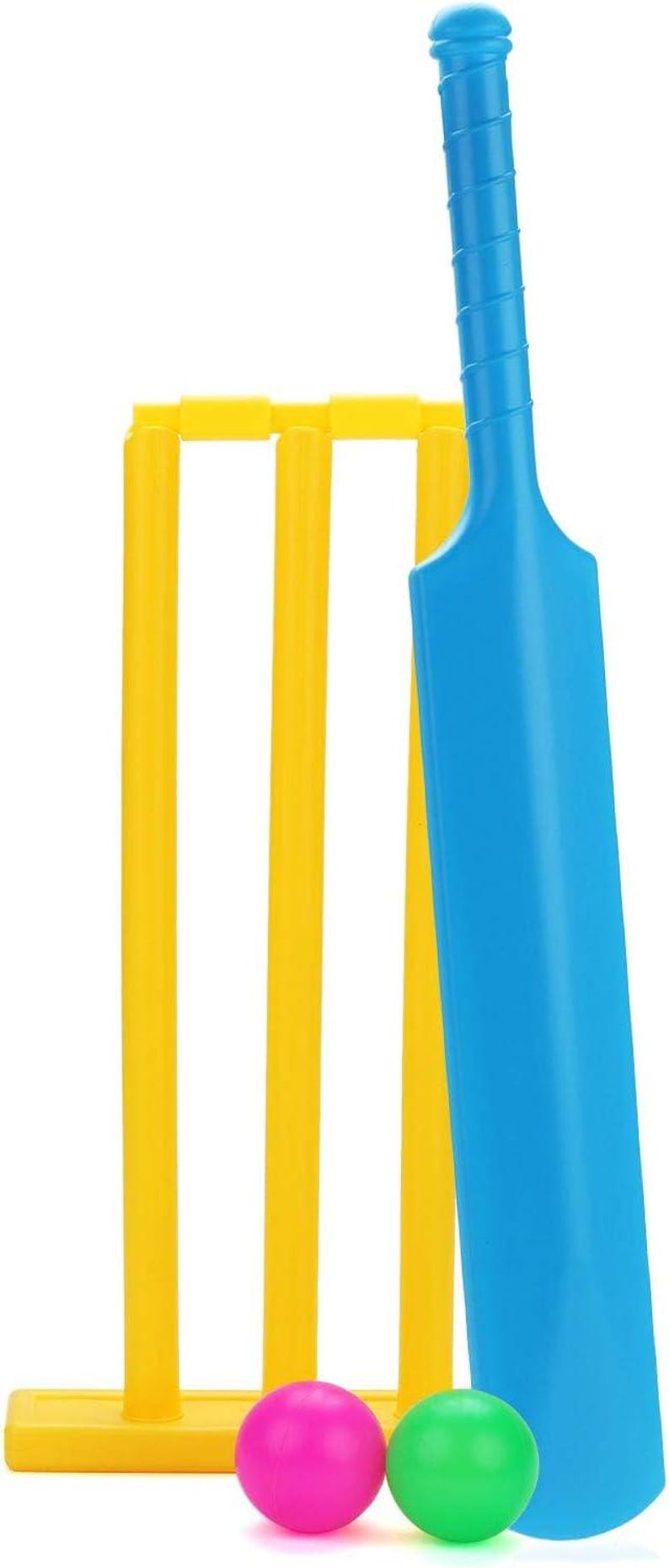 Kids Cricket Set Plastic Cricket Bat Set Cricket Bat and Ball Beach ...