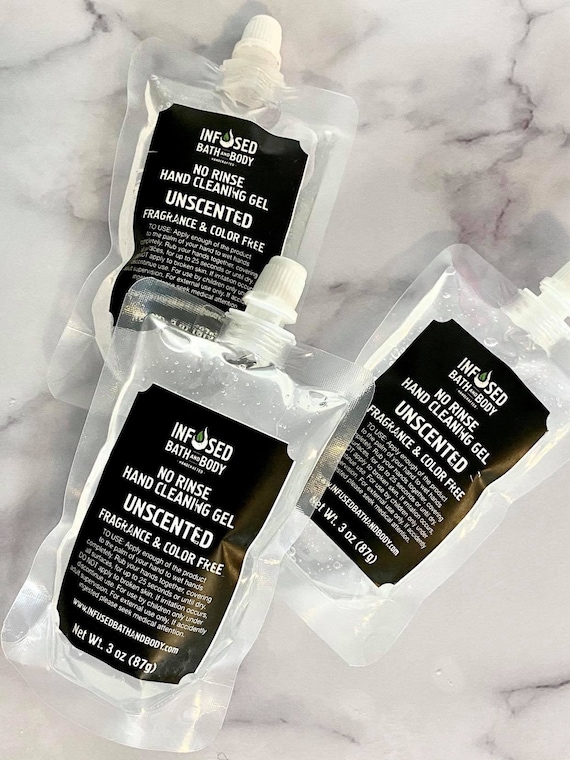No Rinse Waterless Hand Cleaning Gel | Etsy