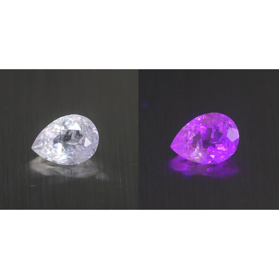 0.64 Cts_antique Gem_100% Natural Unheated Uv Fluorescent Color Change ...