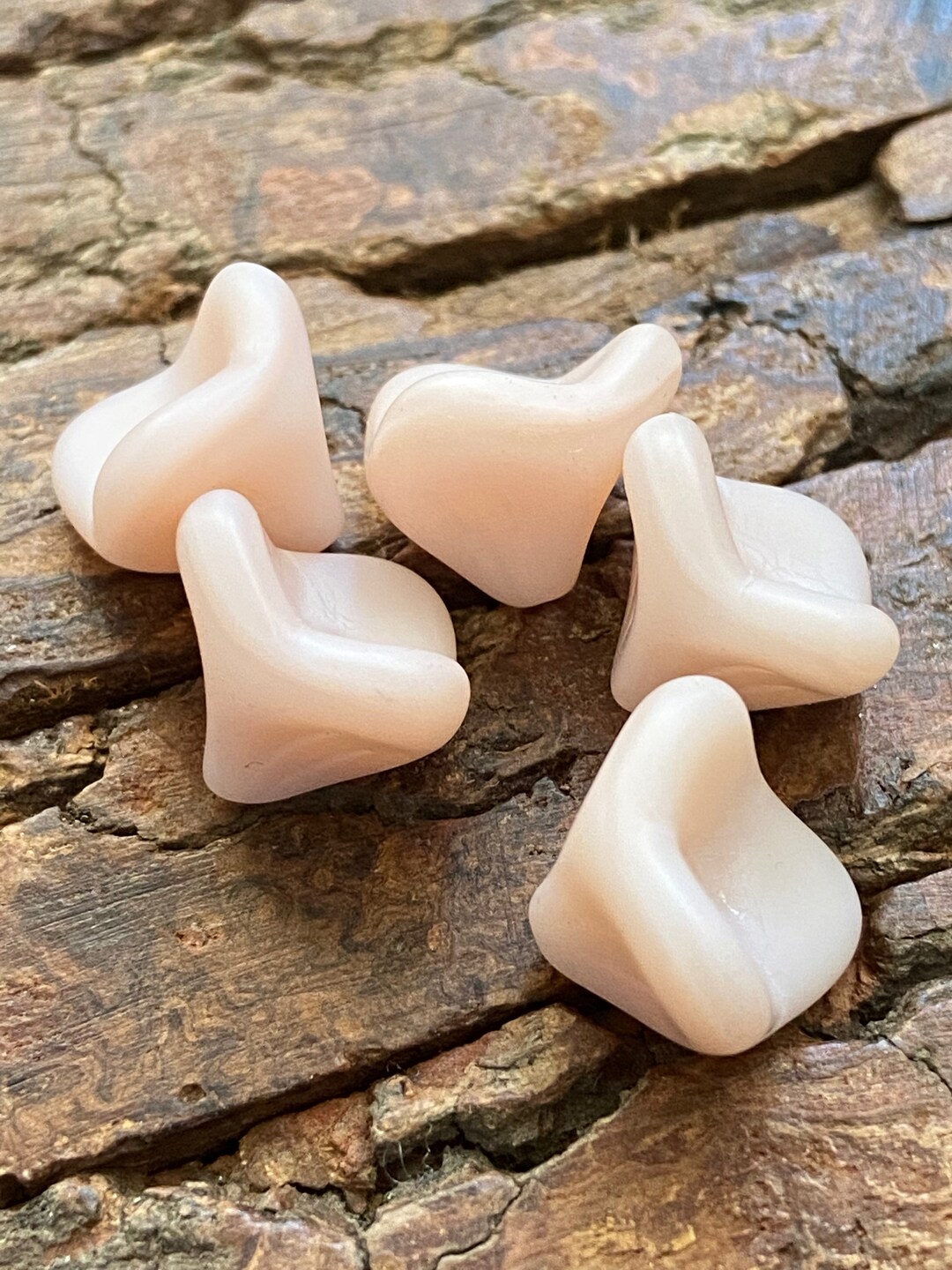 Bell Flower Beads Trumpet Flower Beads Czech Glass Flower - Etsy