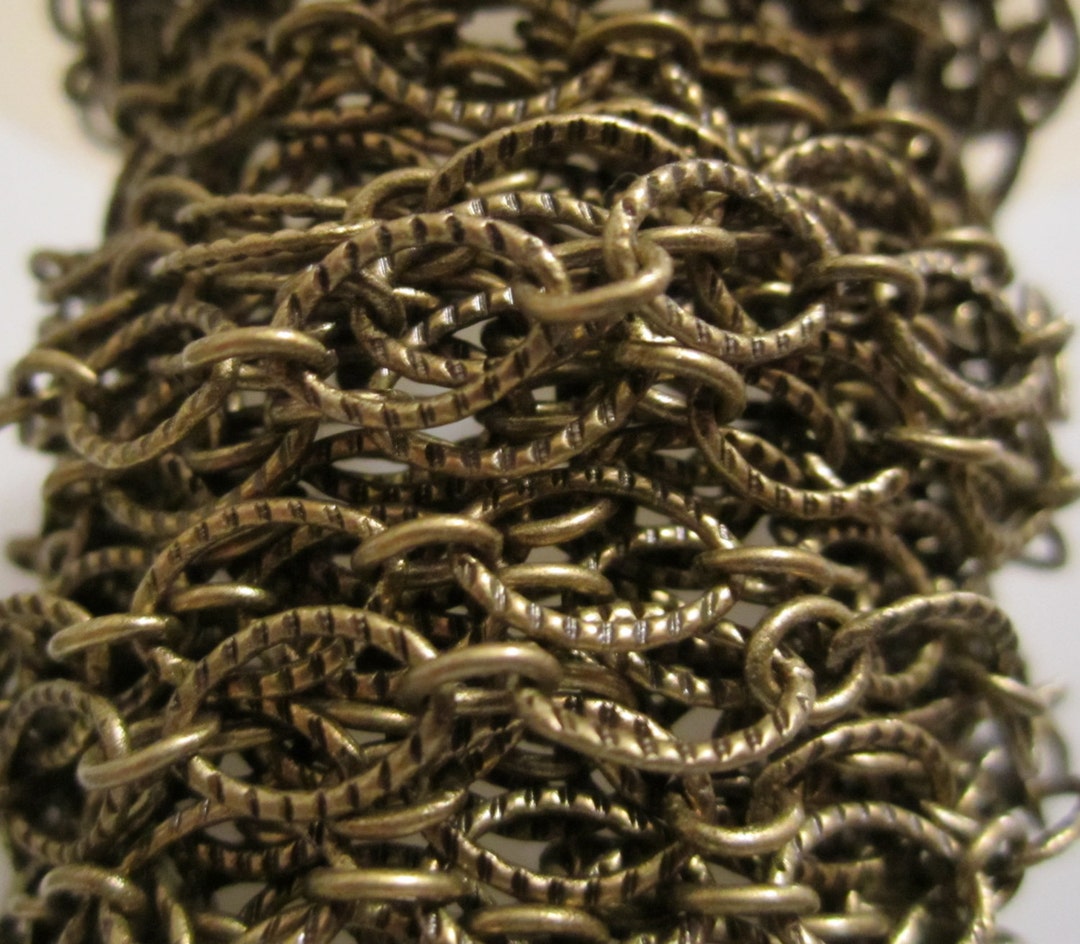 Antique Brass Chain Ox Brass Chain Brass Chain Oval Chain Fancy Chain ...