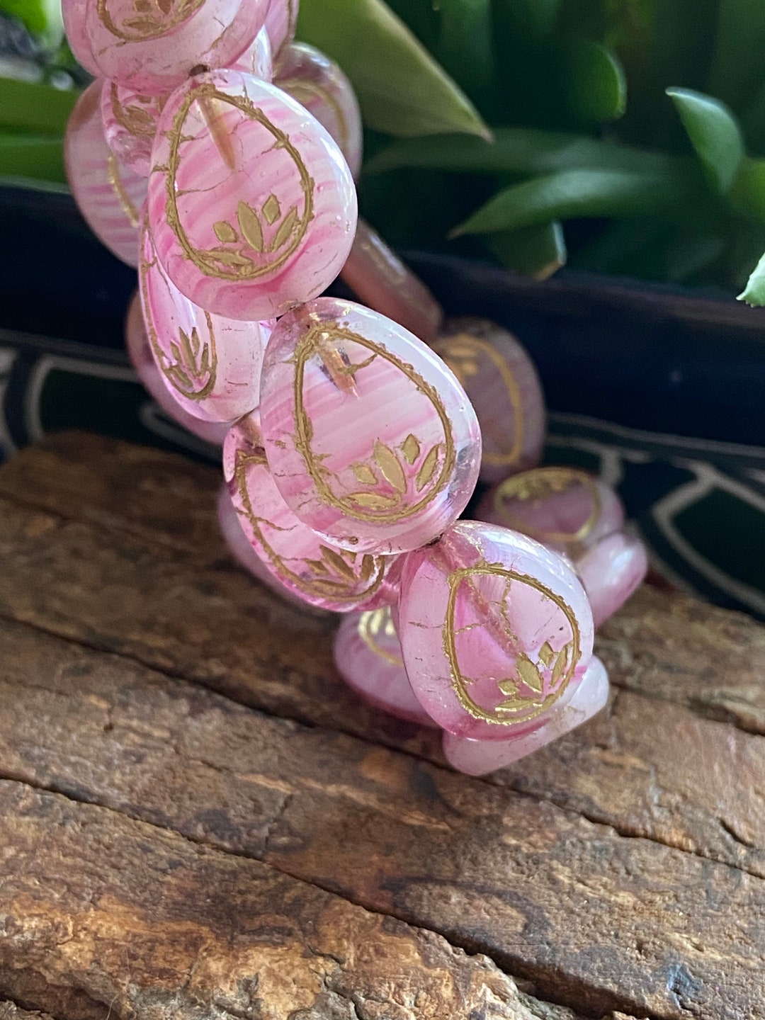 Lotus Beads Flower Beads Czech Glass Beads Lotus Flower Beads 18x14mm ...