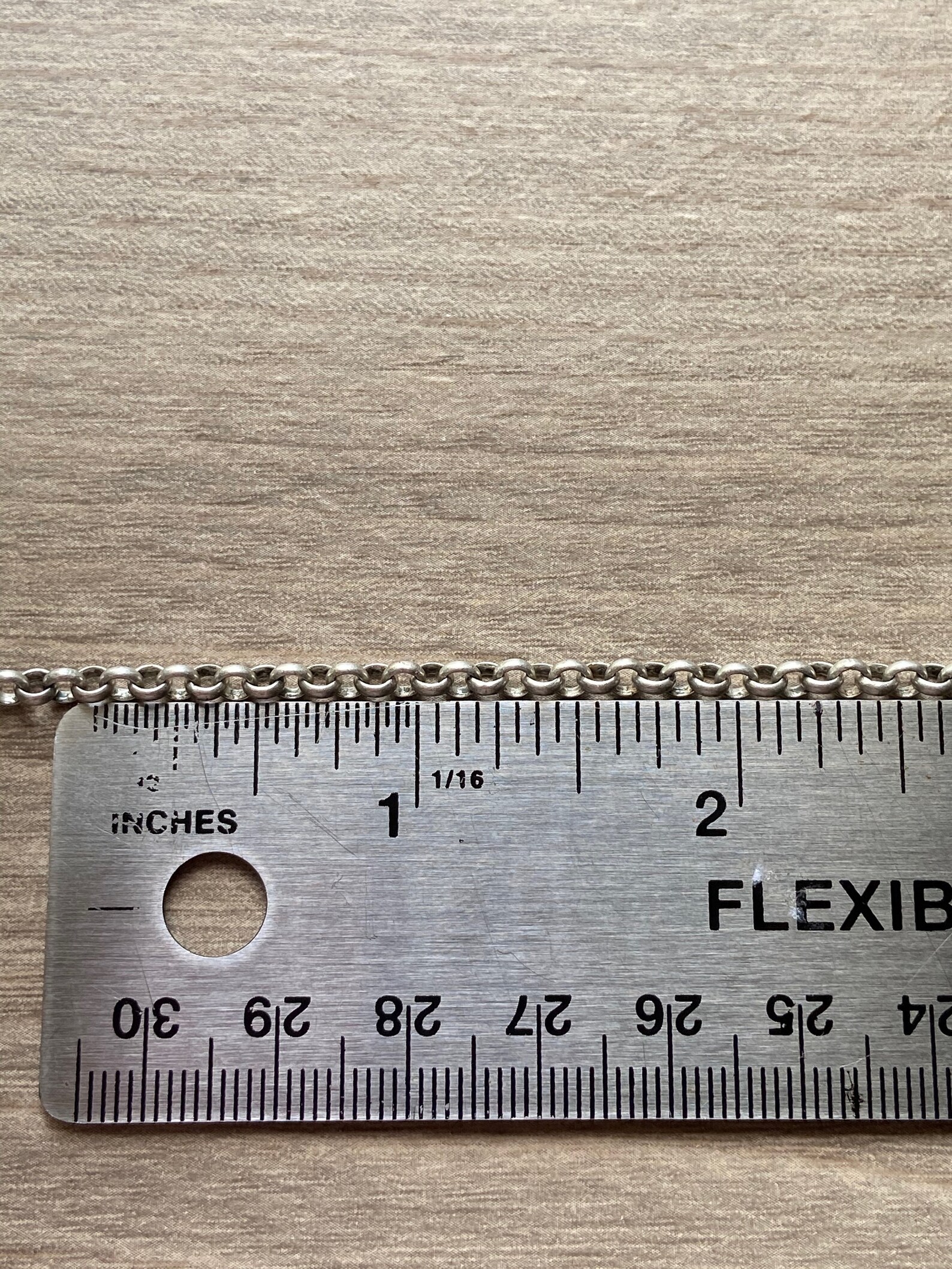 Antiqued Silver Rolo Chain Matte Silver Chain Silver Rolo - Etsy