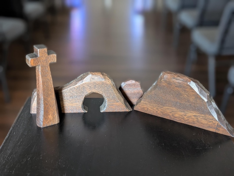 Wooden Easter Scene - Etsy