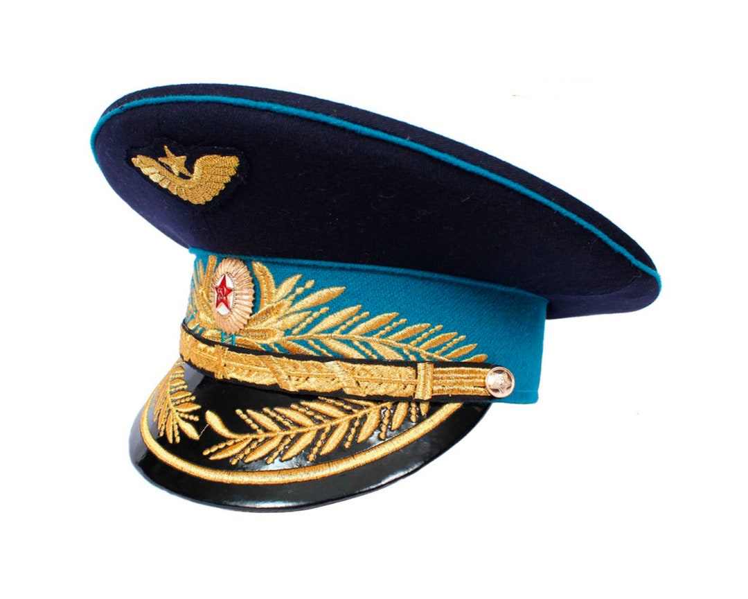 Soviet Air Force General Blue Hat, Soviet Union Hat, Soviet Army Cap ...