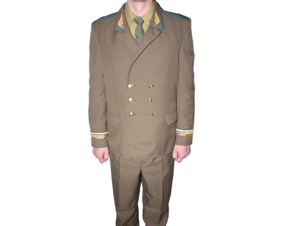 Soviet Air Force Uniform With Hat, Soviet Army General Uniform, Red ...