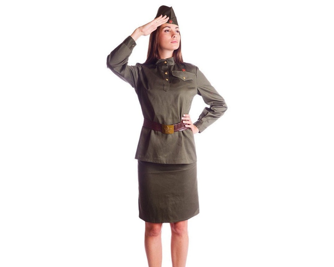 Soviet Women Officer Uniform With Hat, Soviet Female Military Uniform ...