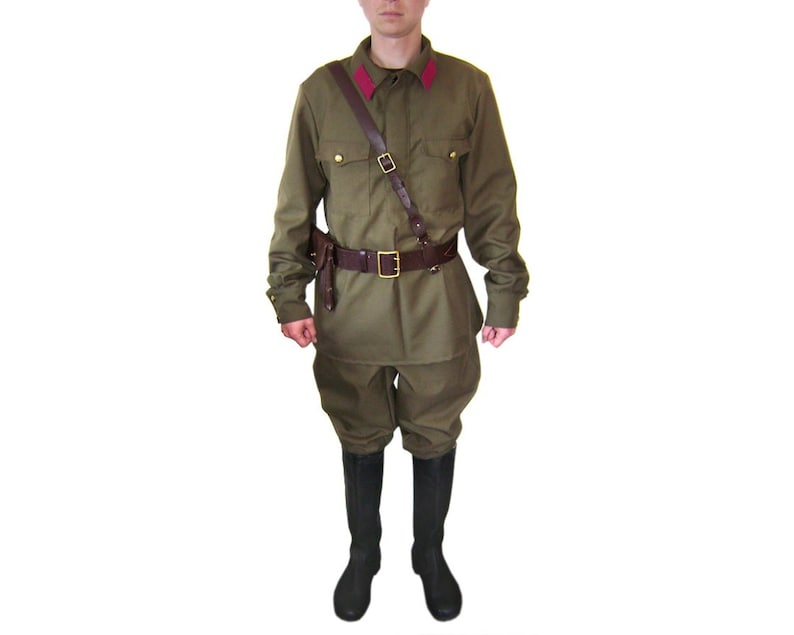 Soviet Officer M39 Uniform, Soviet Military Uniform, Red Army Suit ...