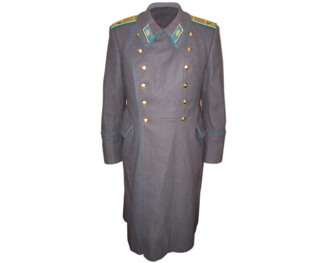 Soviet Air Force Parade Marshall Long Winter Overcoat, USSR Overcoat ...