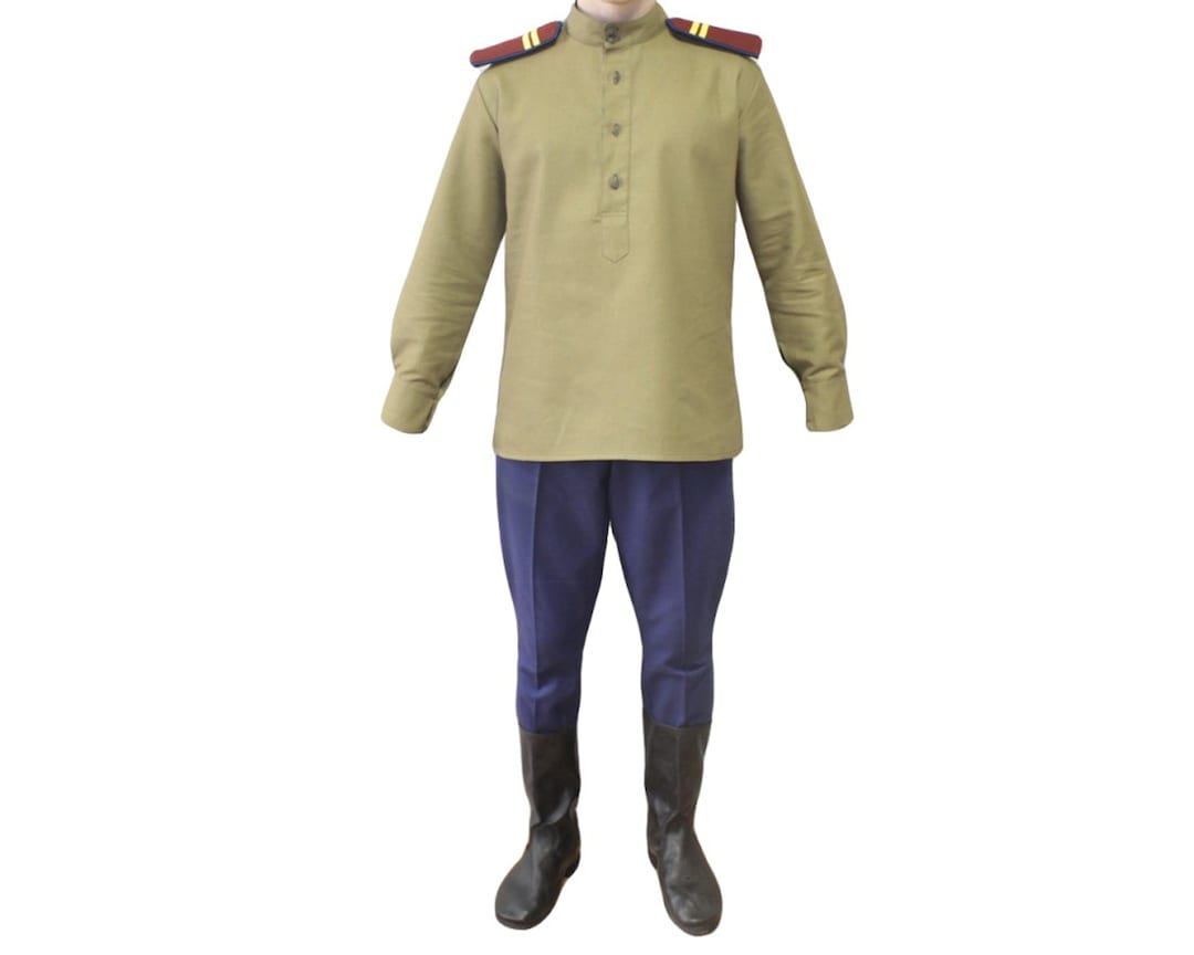 M35 NKVD Soviet WW2 Uniform, Soviet Military Uniform, Red Army WW2 Suit ...